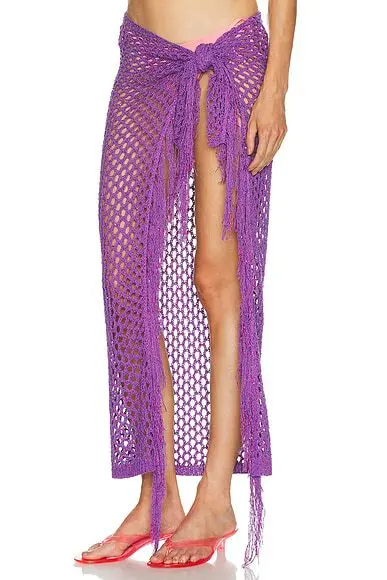 CARO LUNA Juana Sequins Pareo