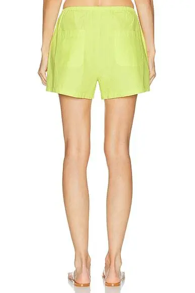 LESET Kyoto Pocket Short - Chartreuse