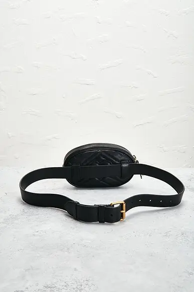 Gucci Gg Marmont Belt Bag - Black