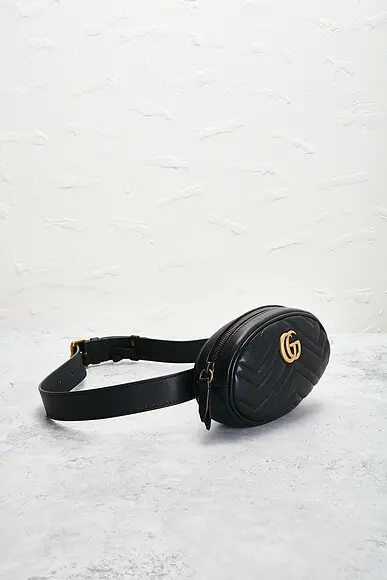 Gucci Gg Marmont Belt Bag - Black