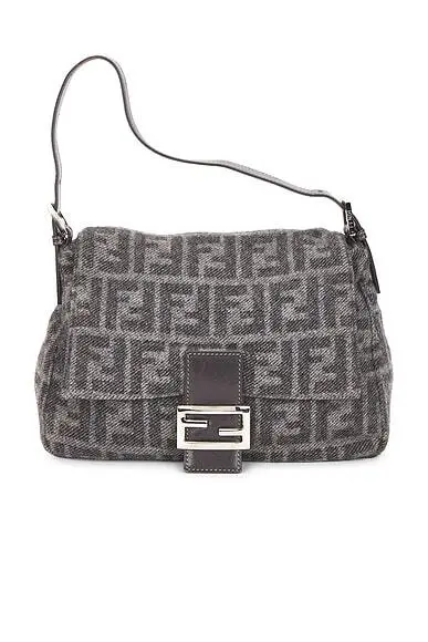 Fendi Zucca Mama Forever Baguette Shoulder Bag