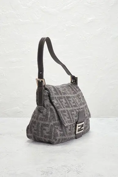 Fendi Zucca Mama Forever Baguette Shoulder Bag