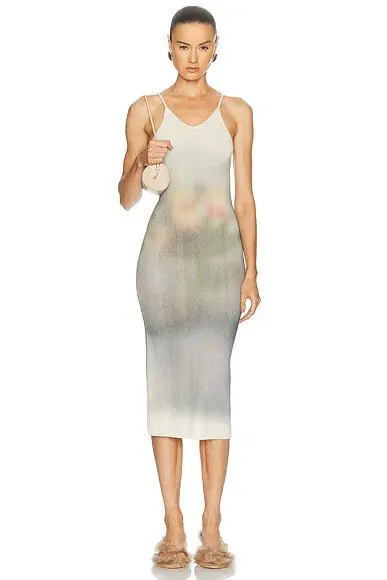 MAISON MARGIELA Knit Maxi Dress - Ecru