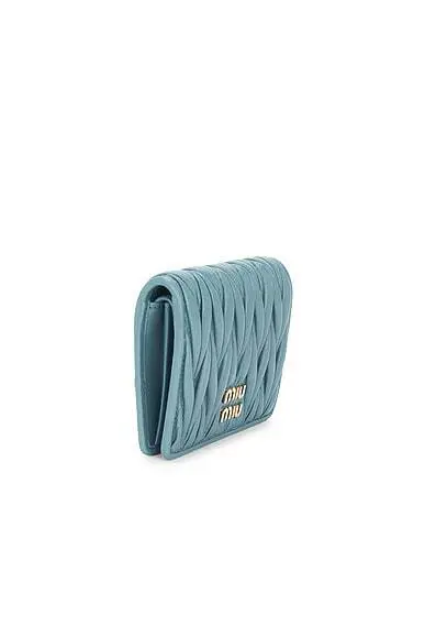 Miu Miu Matelasse Minuteria Cardholder