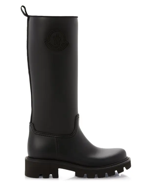 Moncler Kickstream High Rain Boots - Black