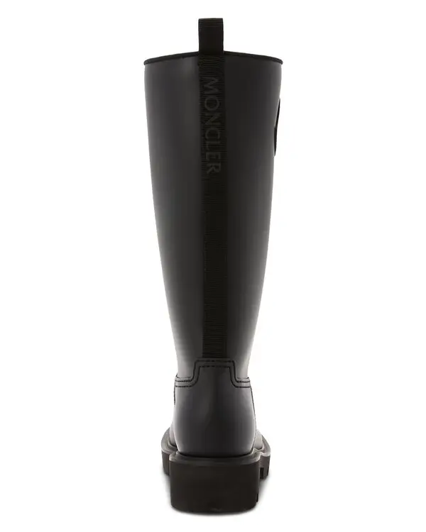 Moncler Kickstream High Rain Boots - Black