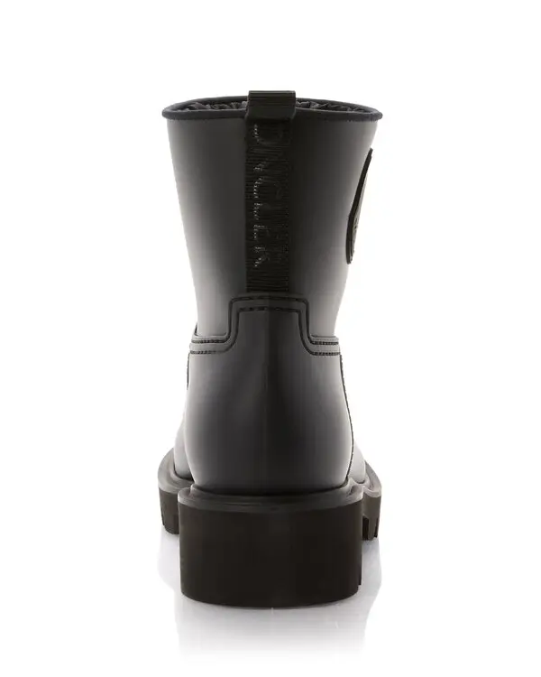 Moncler Kickstream Rubber Boots - Black