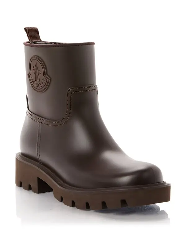 Moncler Kickstream Rain Boots - Brown