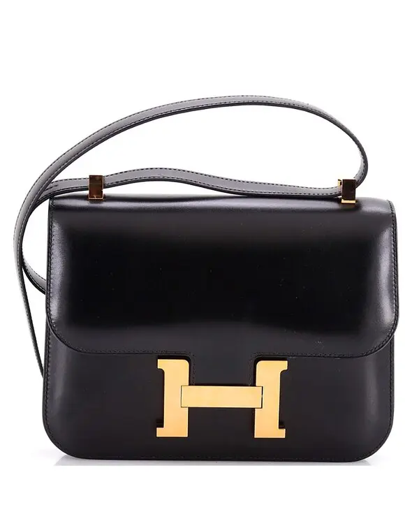 Hermès 24 Constance Nm Bag Box Calf - Black