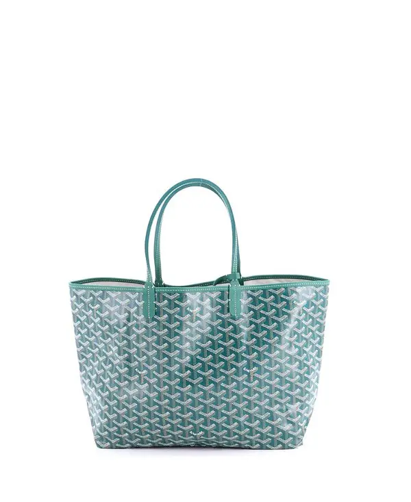 Goyard Pm Saint Louis Tote Coated Canvas - Green