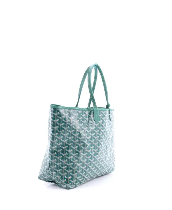 Goyard Pm Saint Louis Tote Coated Canvas - Green