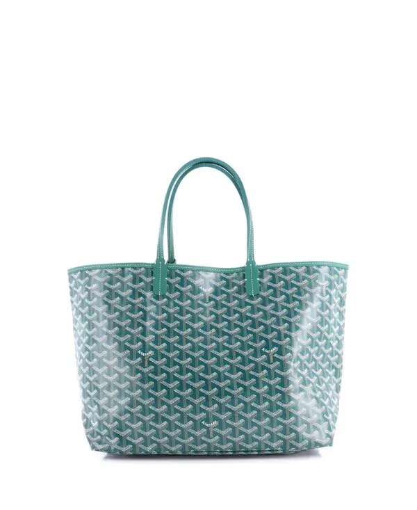 Goyard Pm Saint Louis Tote Coated Canvas - Green