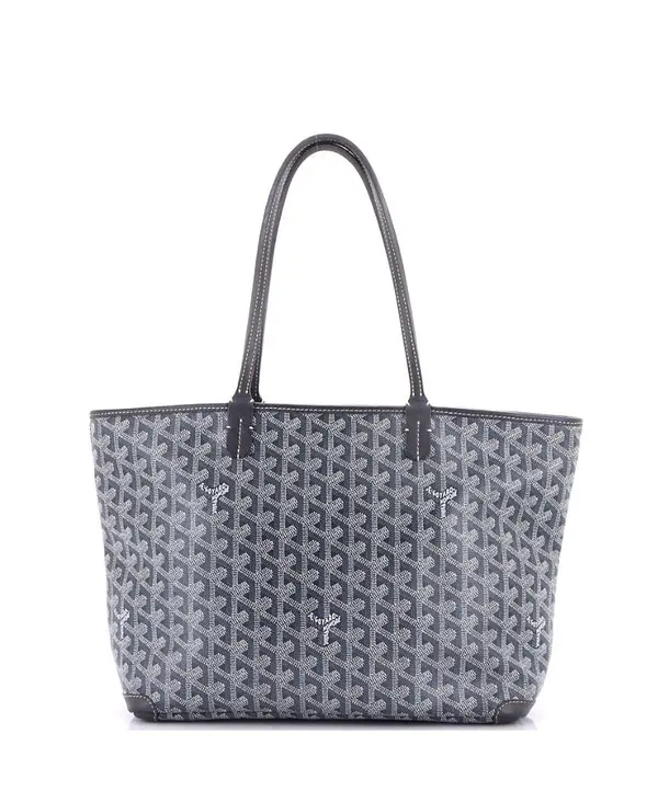 Goyard Pm Artois Tote Coated Canvas - Gray
