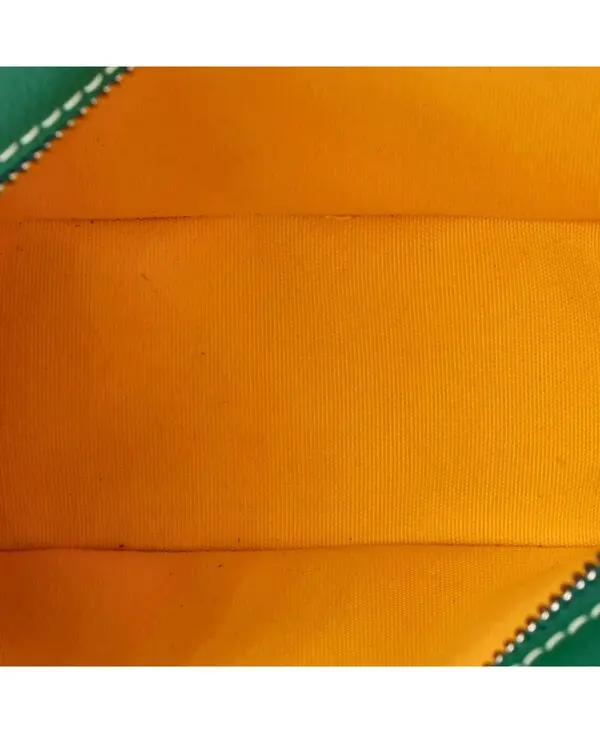 Goyard Hirondelle Shoulder Bag Coated Canvas And Leather - Green