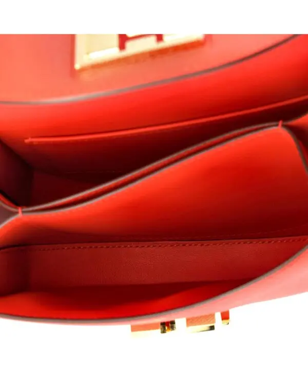 Hermès 17 Mosaique Au 24 Bag Epsom - Red