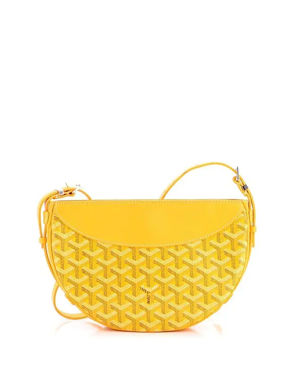 Goyard Hirondelle Shoulder Bag Coated Canvas And Leather - Orange