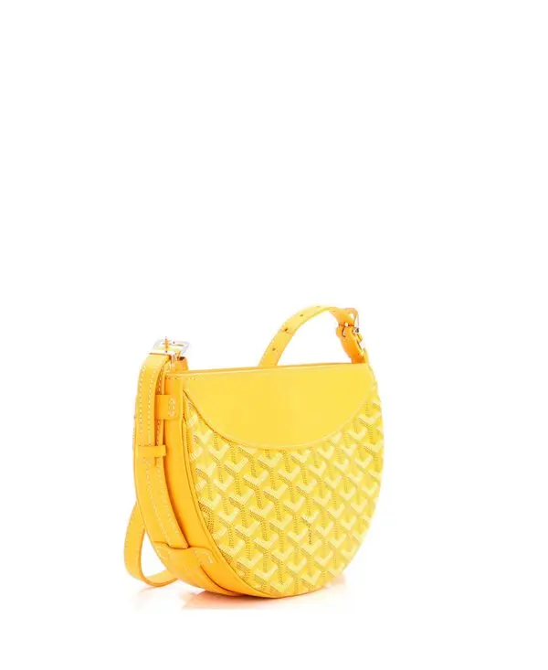 Goyard Hirondelle Shoulder Bag Coated Canvas And Leather - Orange