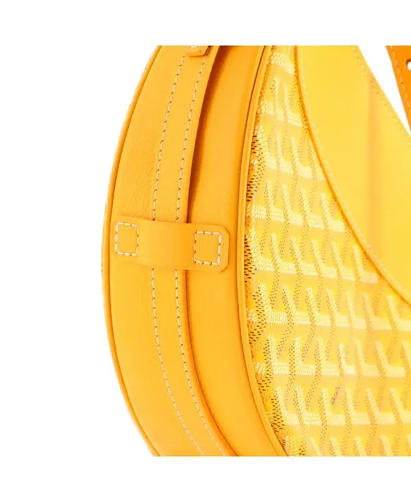 Goyard Hirondelle Shoulder Bag Coated Canvas And Leather - Orange