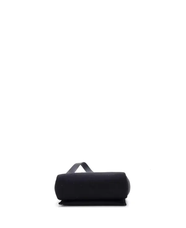 Hermès 20 Herbag Zip Toile And Leather - Black