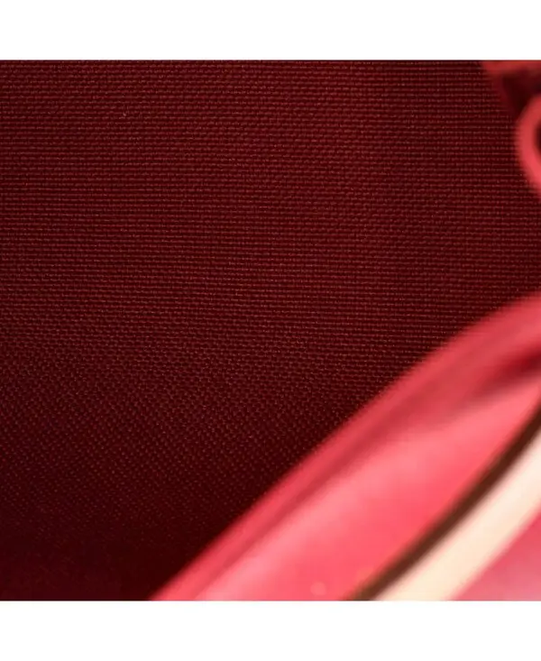 Hermès 31 Herbag Zip Leather And Toile - Red