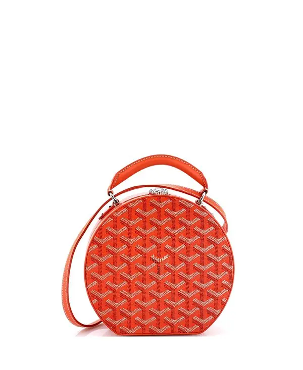 Goyard Alto Hatbox Bag Coated Canvas - Orange