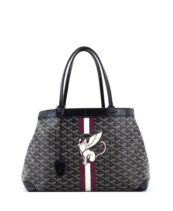 Goyard Pm Bellechasse Bag Coated Canvas - Black