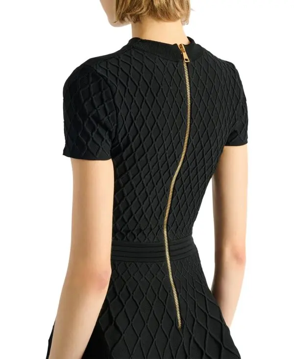Balmain Flared Knit Dress