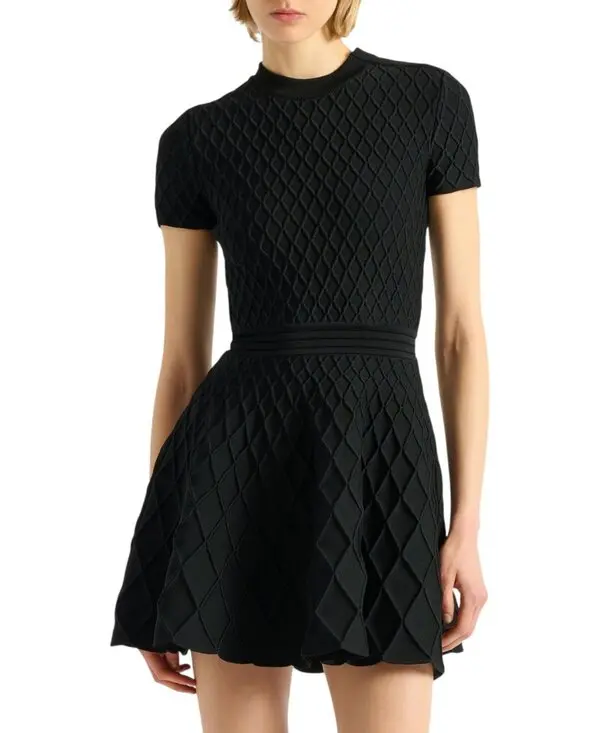 Balmain Flared Knit Dress