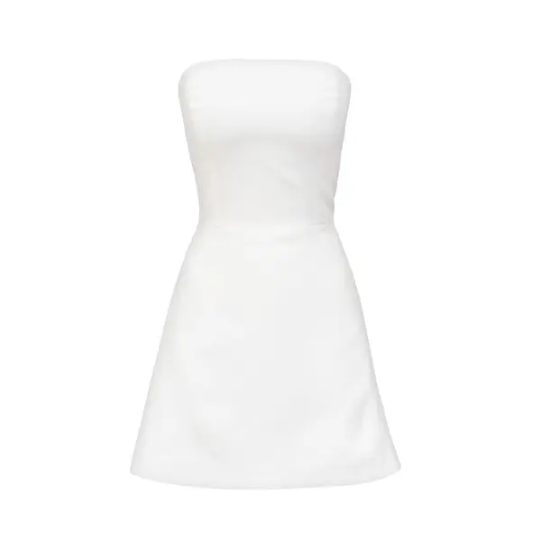VIKTORIABOLLA Nikol Mini Dress - White