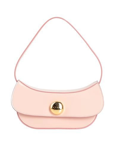 Marni Glossed-leather Hobo Bag - Blush