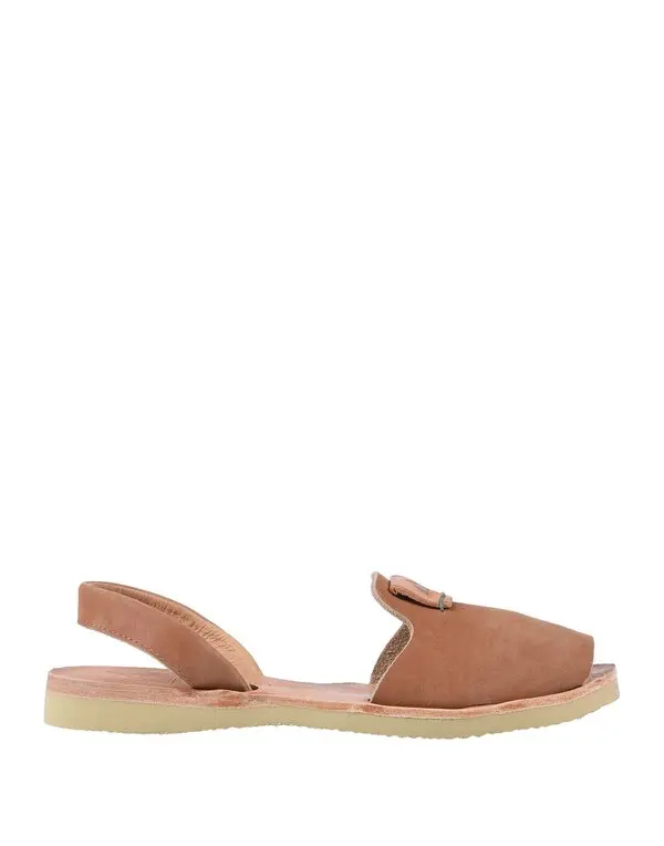 SATORISAN Leather Slingback Sandals With Buckle Fastening