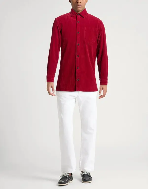 Paul & Shark Shirt Size Cotton, Elastane - Red