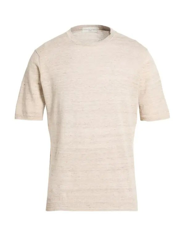 FILIPPO DE LAURENTIIS Linen And Cotton Short Sleeve Sweater