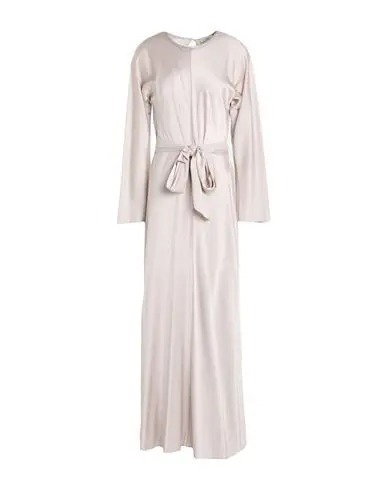 FORTE_FORTE Maxi Dress Size Silk, Elastane - Grey