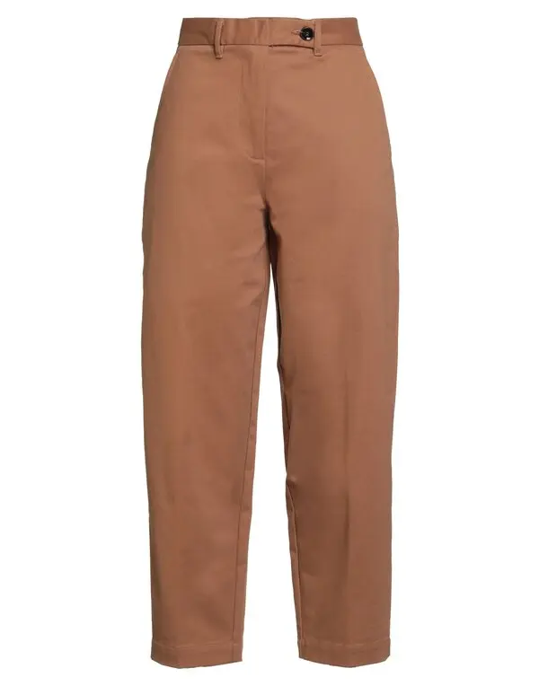 BALLANTYNE Military Cotton & Elastane Tapered Pants - Beige