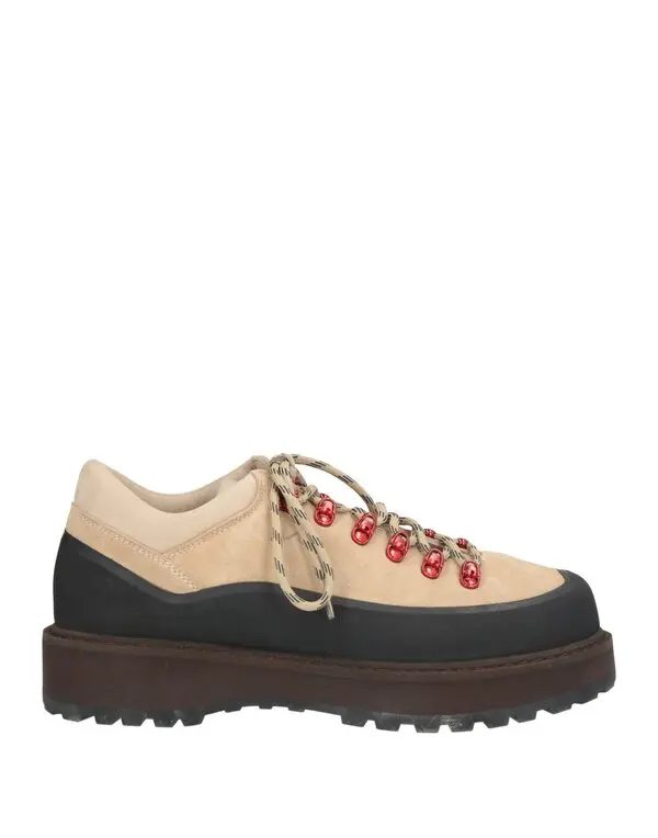 Diemme Cornaro Due Gomma Ankle Boots - Beige