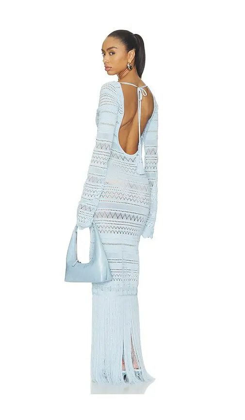 Devon Windsor Uma Dress In Baby Blue
