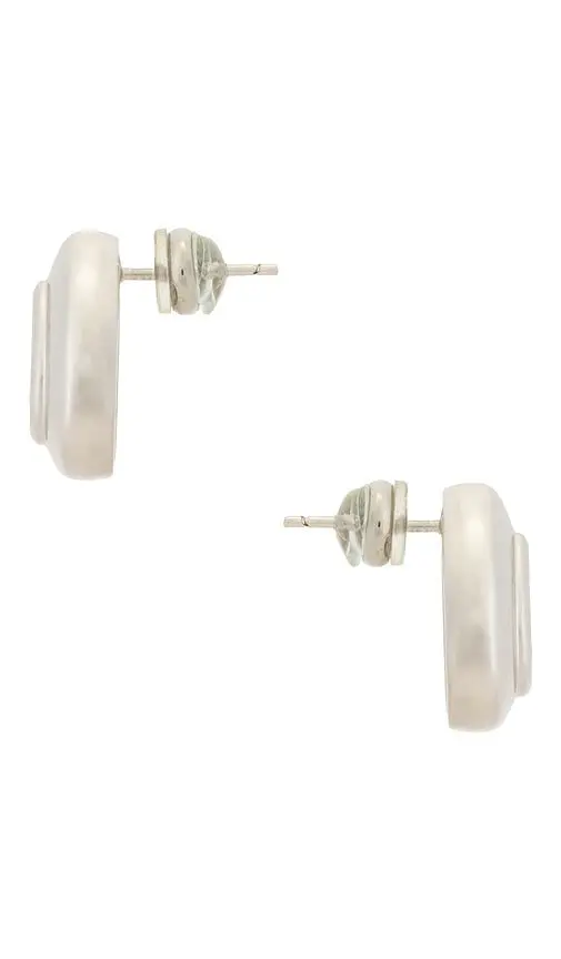 Shashi Carson Stud Earrings In Metallic
