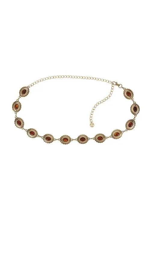 LOVERS AND FRIENDS Briseis Belt In Metallic - Gold
