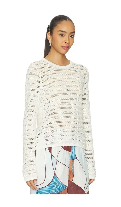 Lna Gwen Open Knit Top