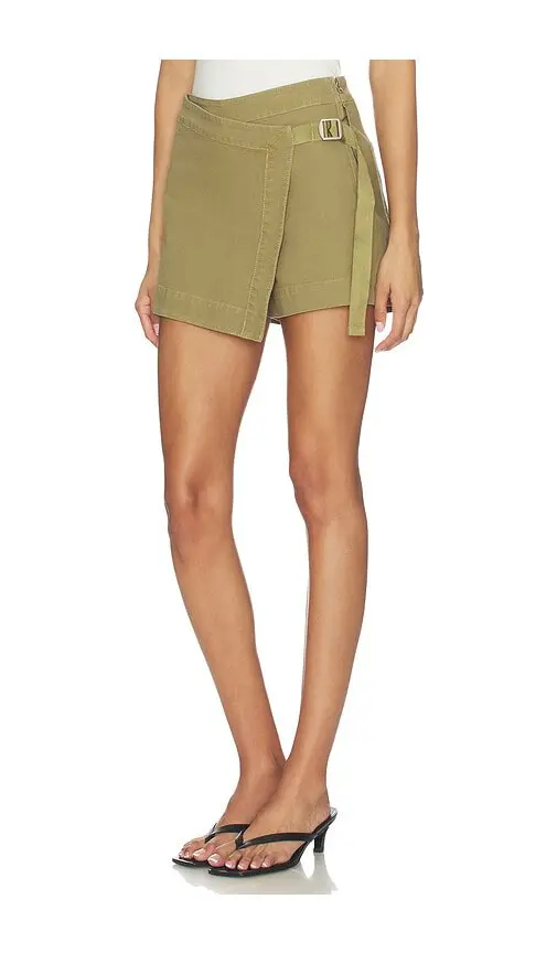 Hudson Jeans Sporty Skort In Olive