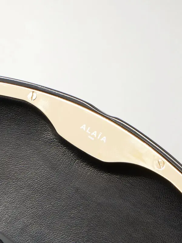Alaïa Sculptural Minaudiere Resin Clutch