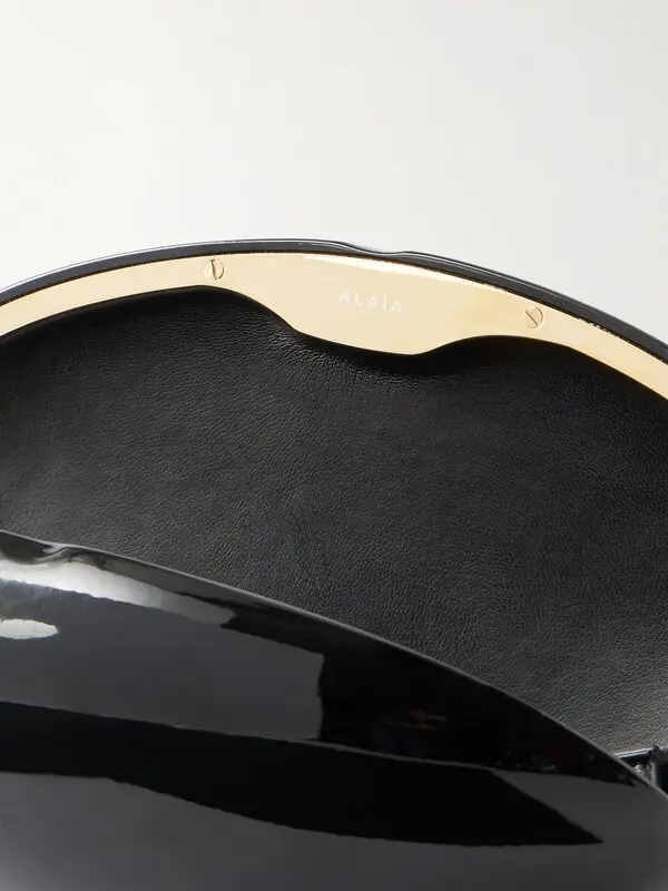 Alaïa Sculptural Minaudiere Resin Clutch