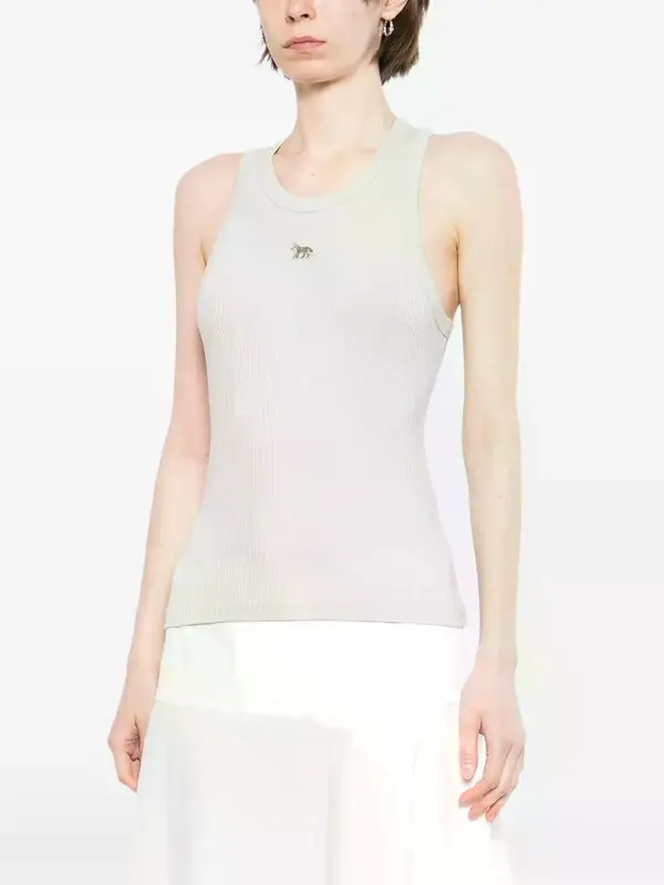 Maison Kitsuné Baby Fox Ribbed Tank Top
