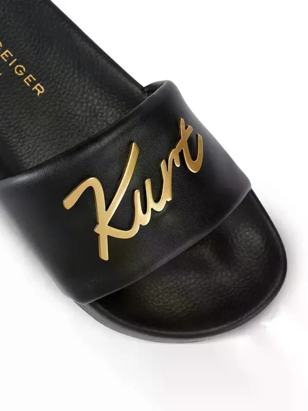 Kurt Geiger Cursive Branding Kurt Sandals