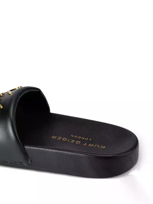 Kurt Geiger Cursive Branding Kurt Sandals