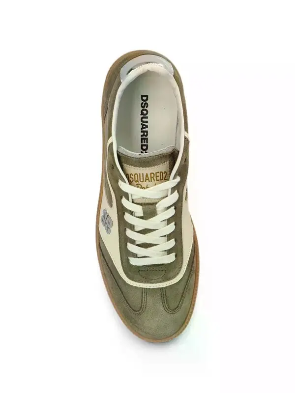 Dsquared2 Logo Plaque Panelled Sneakers