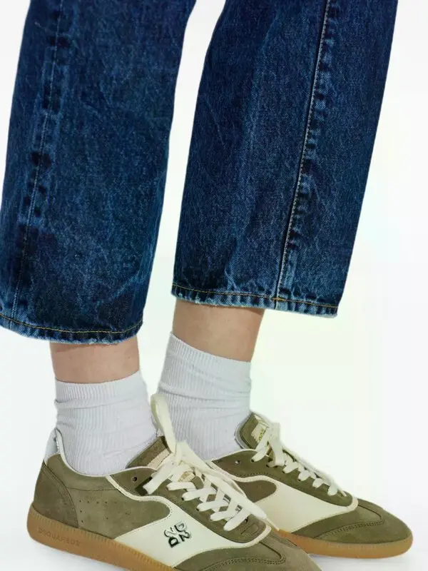 Dsquared2 Logo Plaque Panelled Sneakers