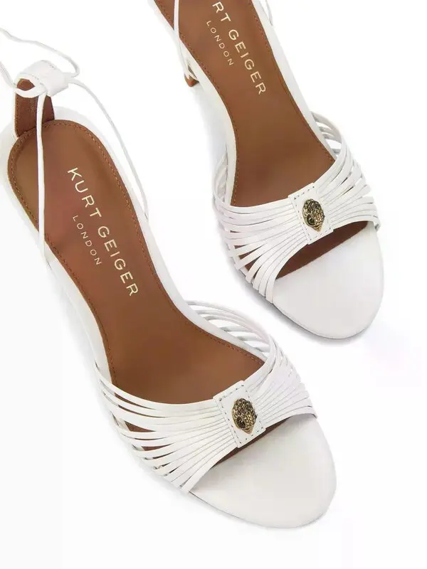 Kurt Geiger 90mm Leather Heeled Sandals