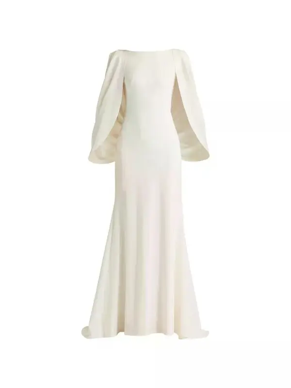 Tadashi Shoji Kairi Capelet Maxi Dress - White